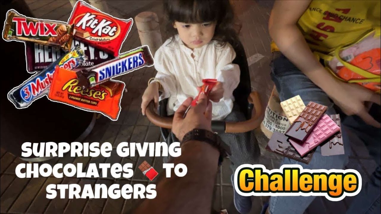 Surprise Giving Chocolates 🍫 to Strangers Challenge with ...