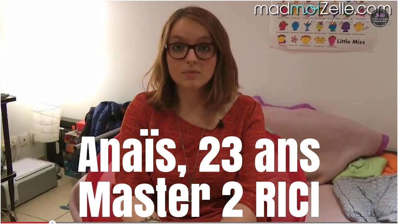 Anaïs, 23 ans -- étudiante en Master 2 RICI - YouTube