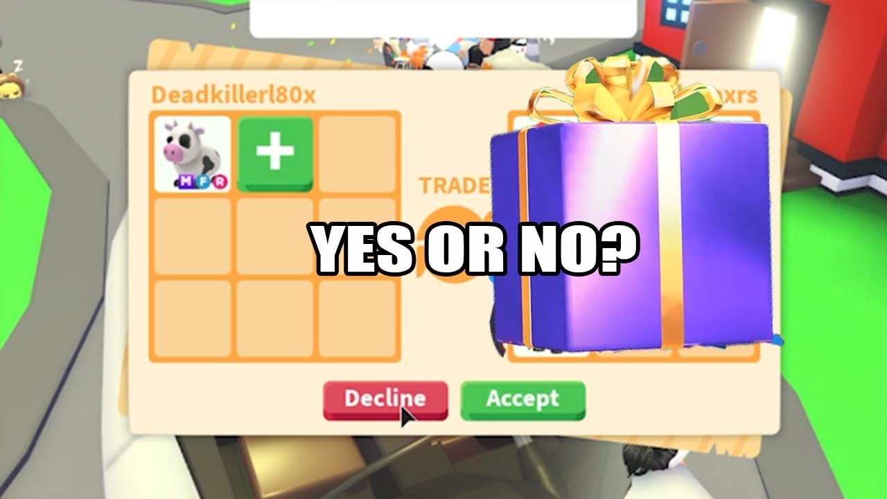 YES or NO? SHOULD I TRADE MEGA NEON COW IN ADOPT ME - YouTube