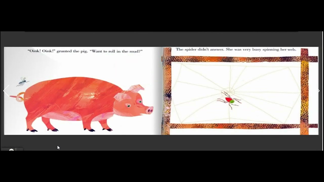 The Very Busy Spider - E Carle - Read Aloud - YouTube