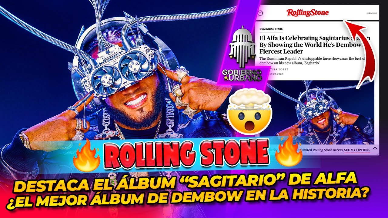 ROLLING STONE DESTACA EL ÁLBUM “SAGITARIO” DE ALFA EL JEFE @ELBRAYLIN ...