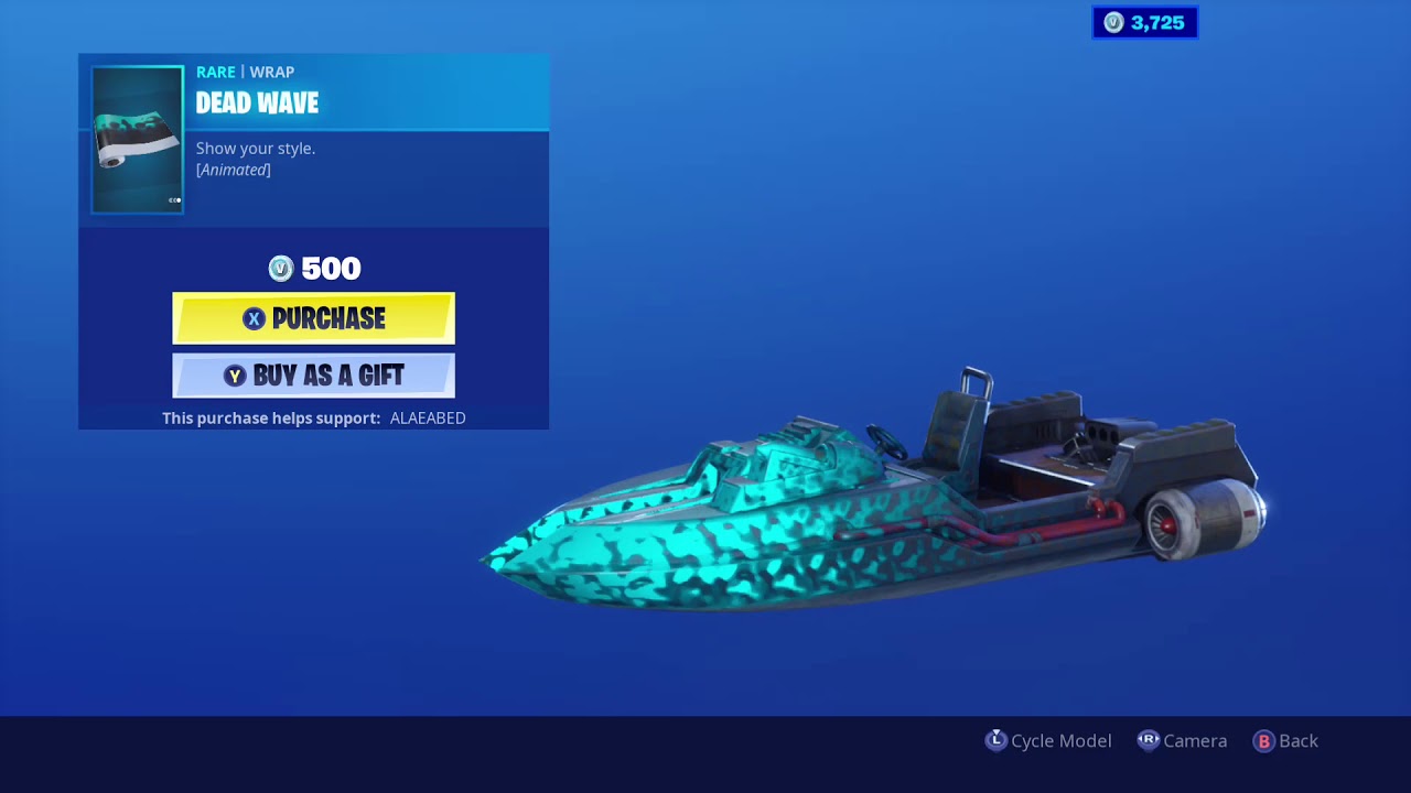 *NEW* DEAD WAVE WRAP IN FORNTITE! - YouTube