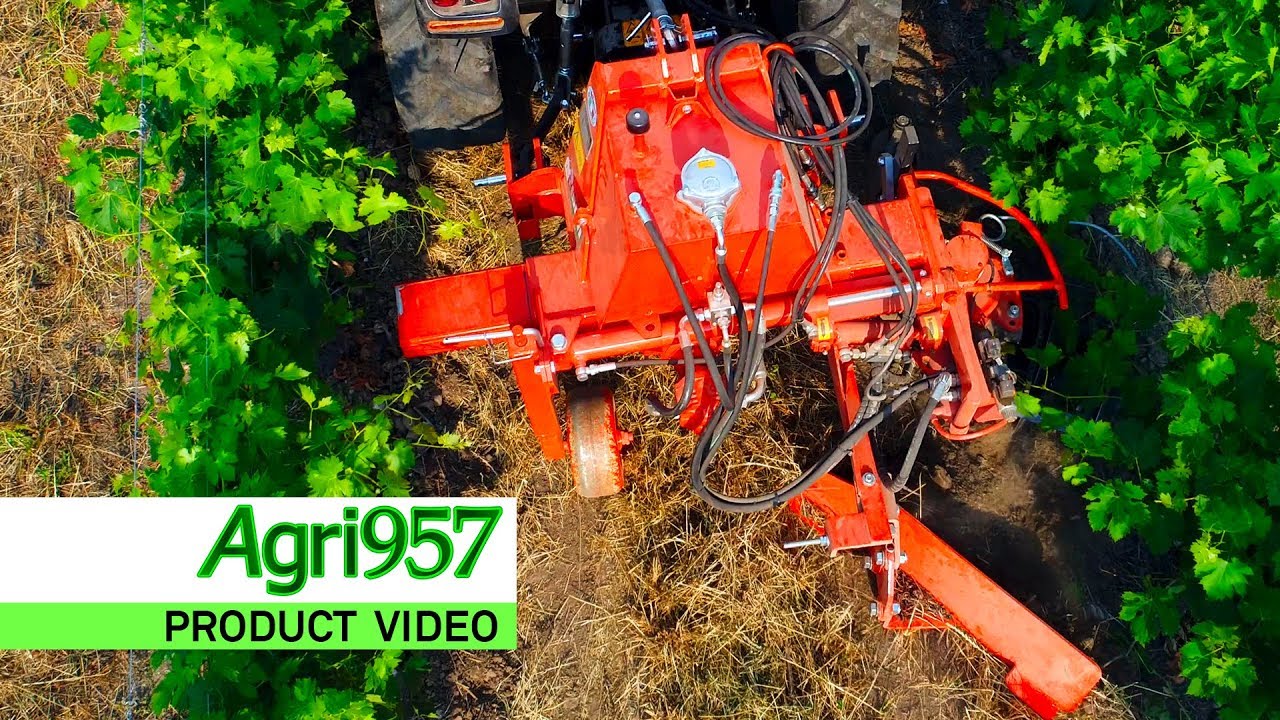 IN-ROW HYDRAULIC GROUP RINIERI for VINEYARD HOEING | RINIERI VELOX ...
