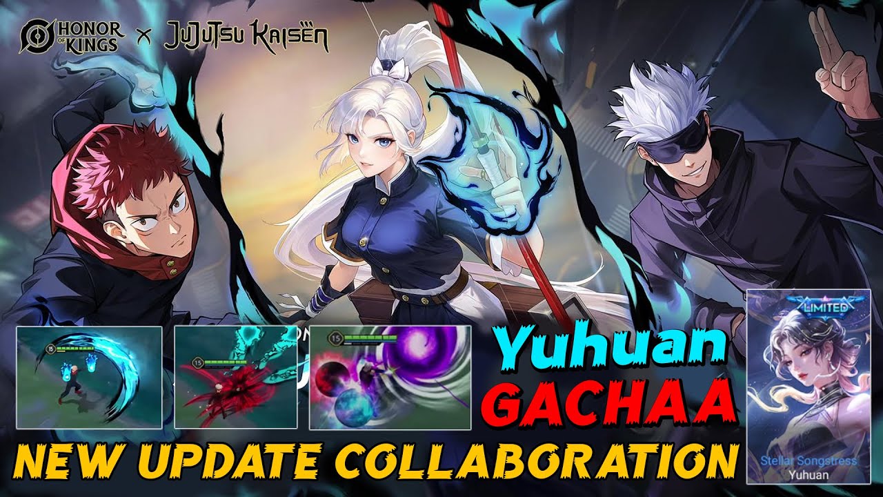 GACHA YUHUAN & ADA MAP BARU HONOR OF KINGS X JUJUTSU KAISEN HOK X JJK # ...
