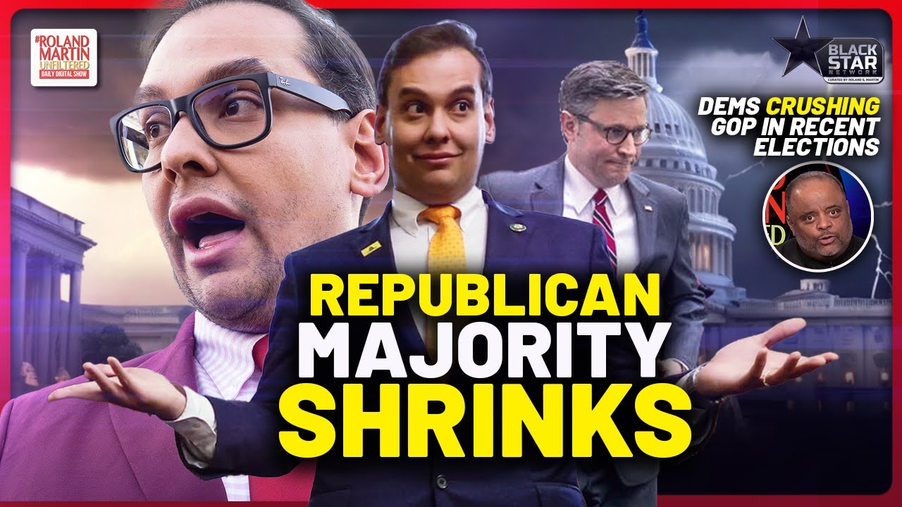 House Repub Majority SHRINKS! Dems Flip DISGRACED GOPer George Santos ...