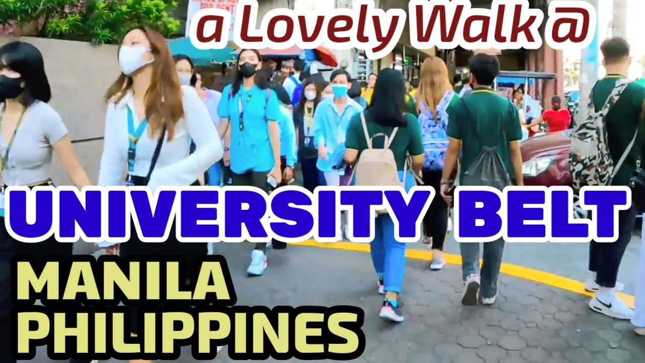 A LOVELY WALK AT UNIVERSITY BELT MANILA PHILIPPINES I U-BELT WALKING ...