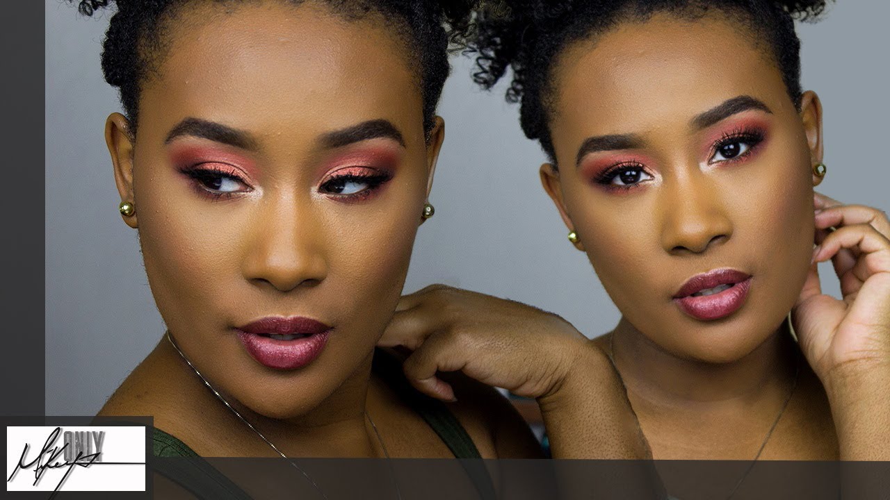 EASY GLAM FESTIVE HOLIDAY MAKEUP TUTORIAL | MikeyaOnly - YouTube