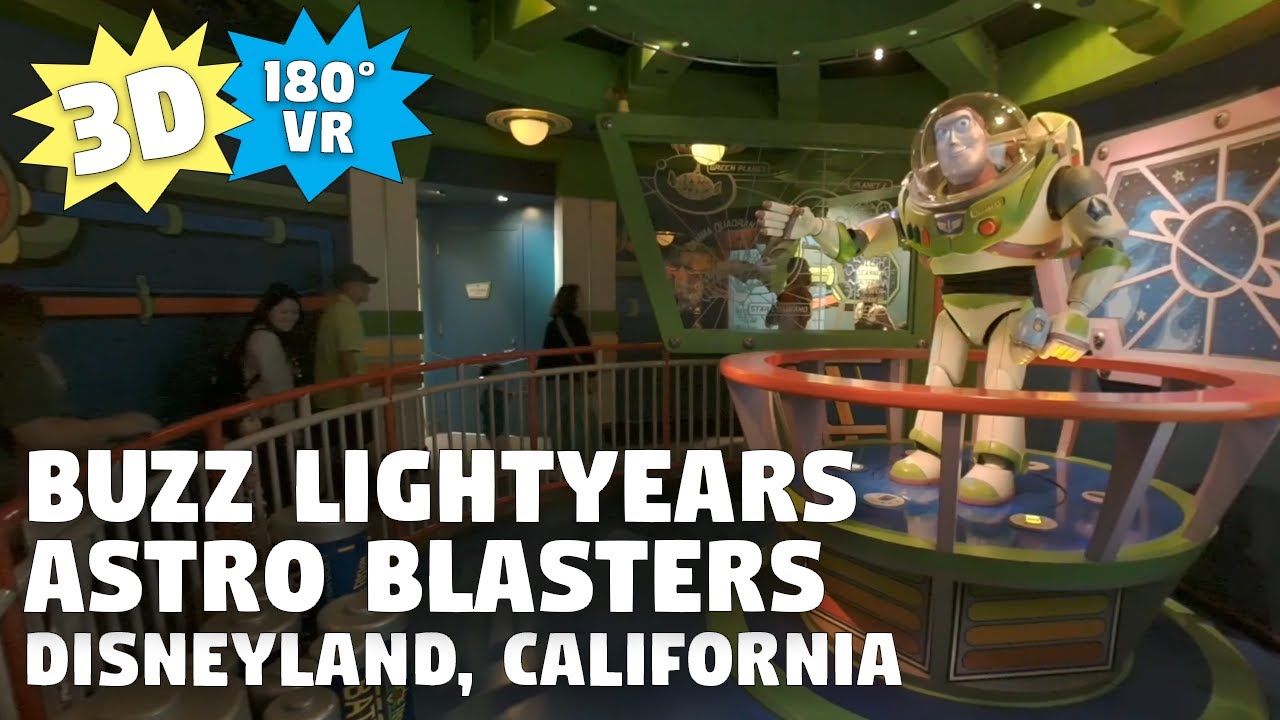 [3D VR] Disneyland - Buzz Lightyear's Astro Blasters Ride (Comfort ...