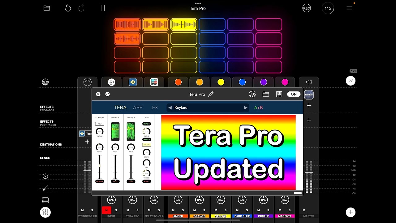 Tera Pro - UPDATED With Second WAVES Oscillator - Let’s Track it in ...
