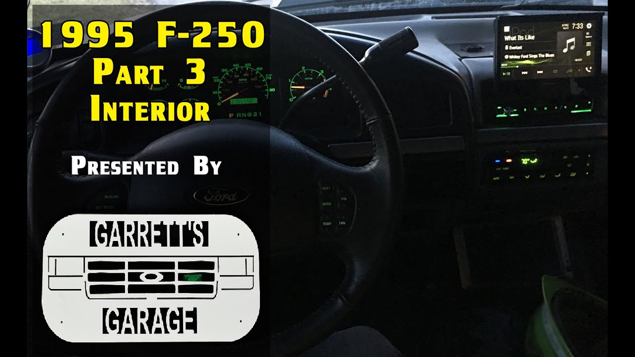 1995 F250 Part 3, Interior! - YouTube
