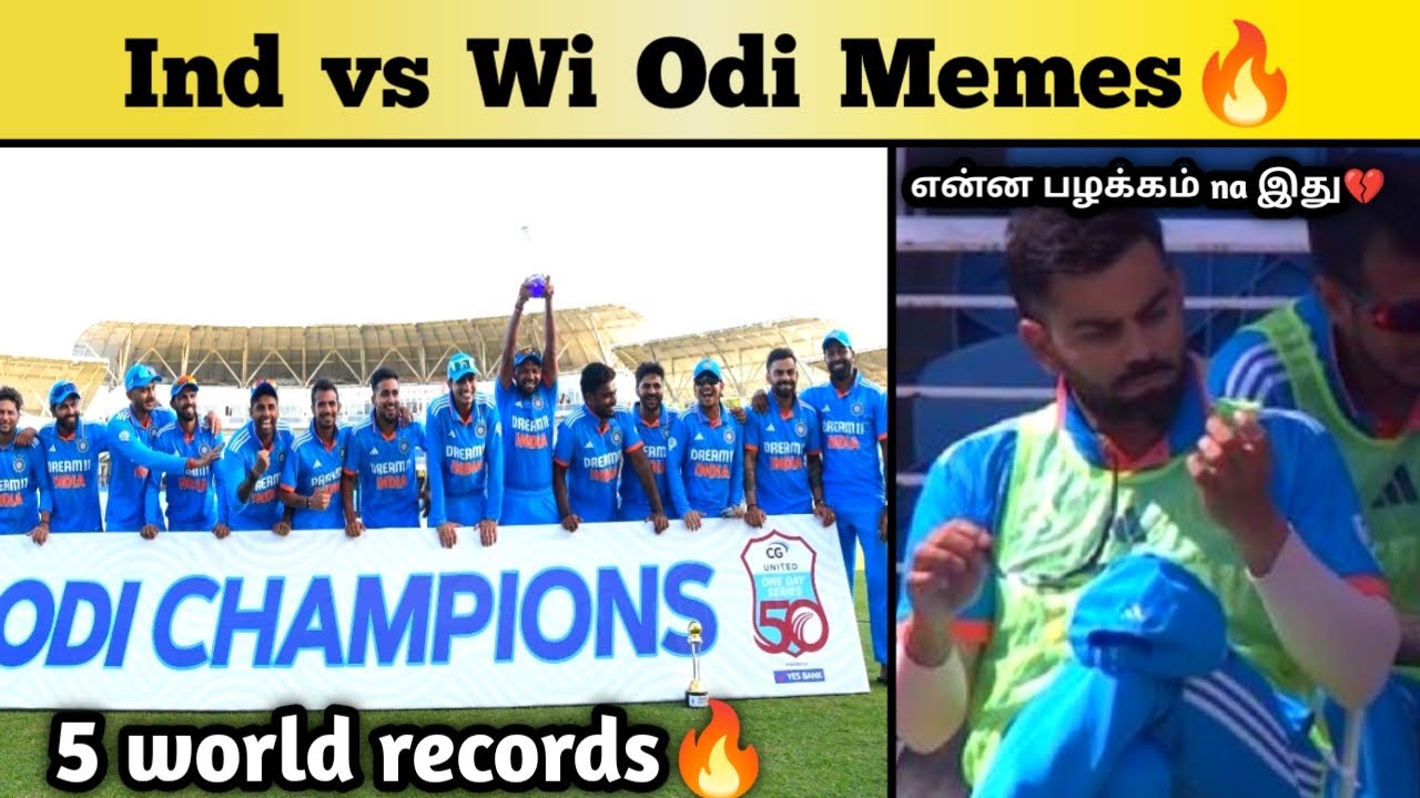 India vs Wi ODI Highlight Meme Review | Batting order exposed ? - YouTube