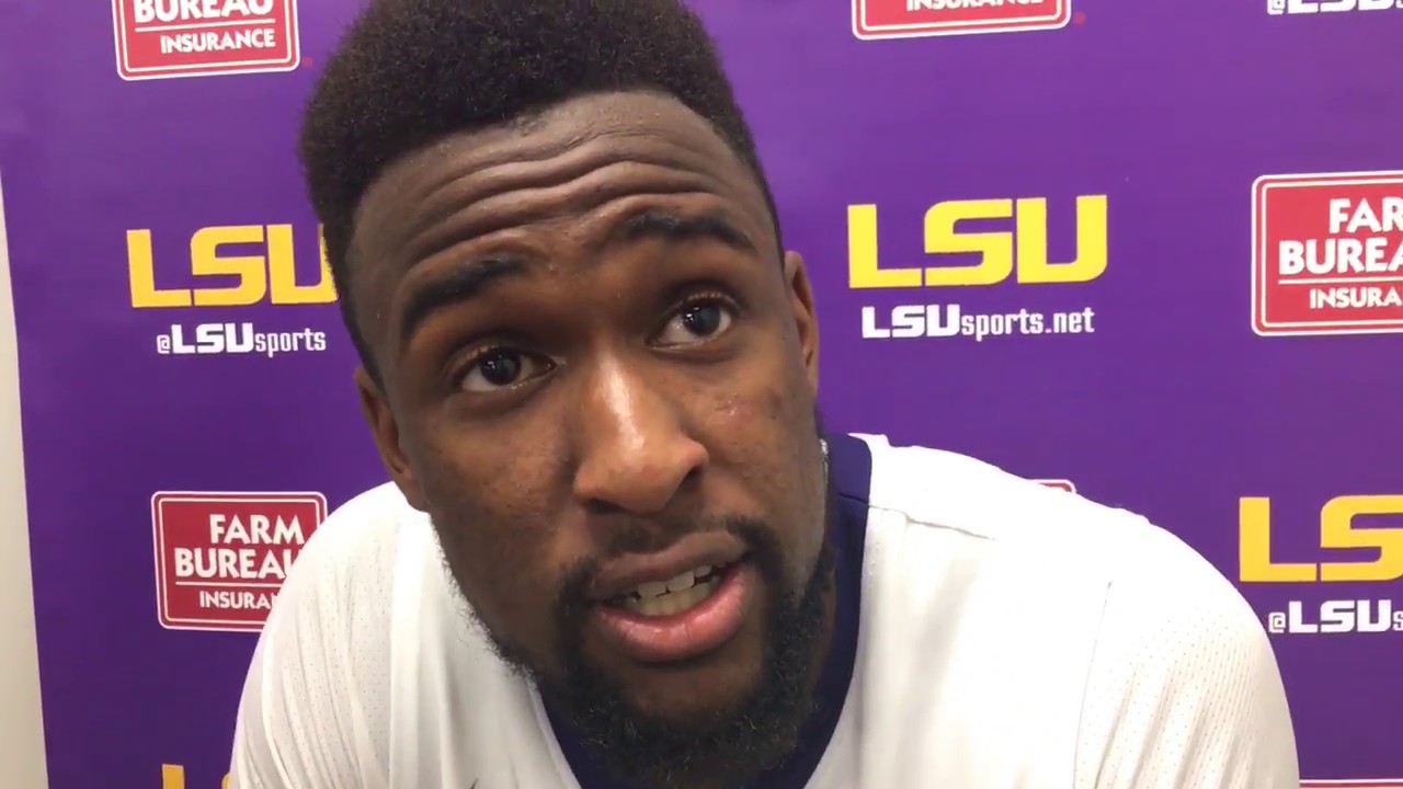 LSU forward Aaron Epps on his 26-point, 16-rebound performance against Houston - YouTube