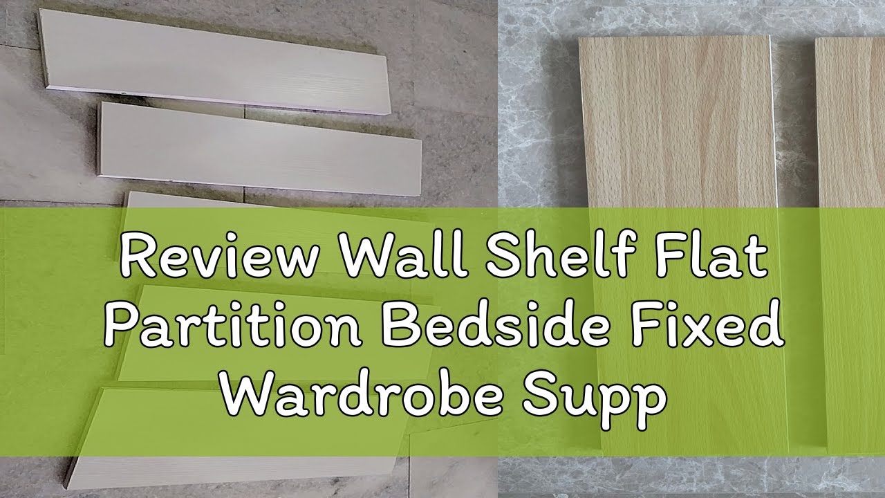 Review Wall Shelf Flat Partition Bedside Fixed Wardrobe Support Board ...