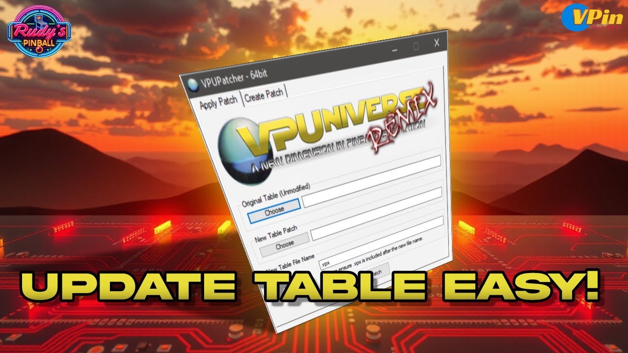 How To Use VPU Patcher System VPX - YouTube