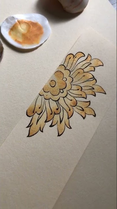 🌼 فن التذهيب والتحديد فى الزخرفة النباتية الاسلامية 🌼 - YouTube