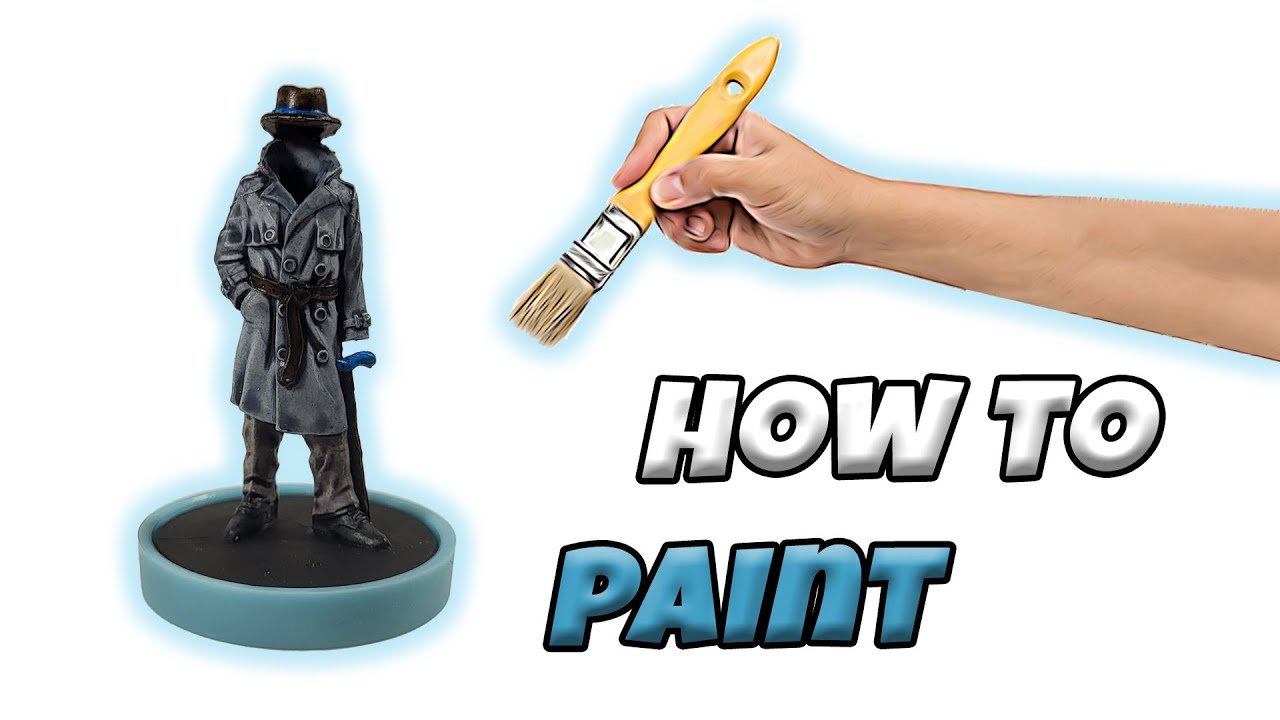 UNMATCHED: INVISIBLE MAN | How to Paint Beginner Tutorial - YouTube