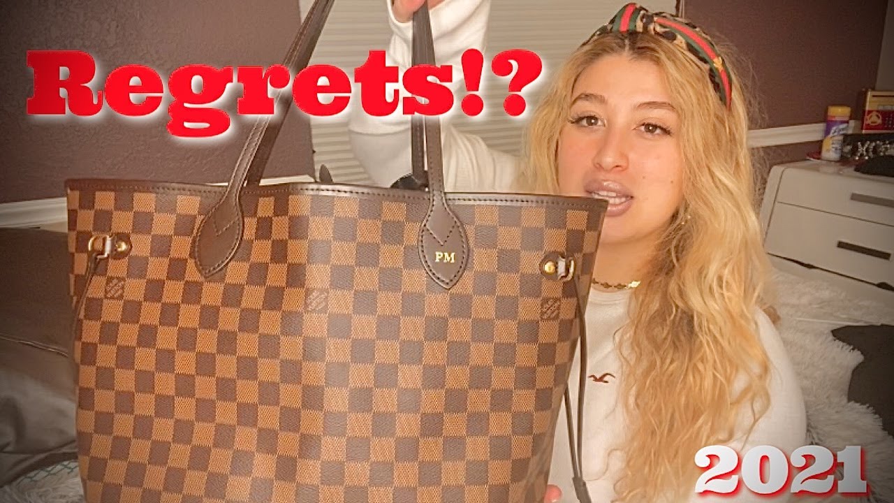 DO I REGRET BUYING THIS!?😱 LOUIS VUITTON NEVERFULL TOTE BAG - YouTube