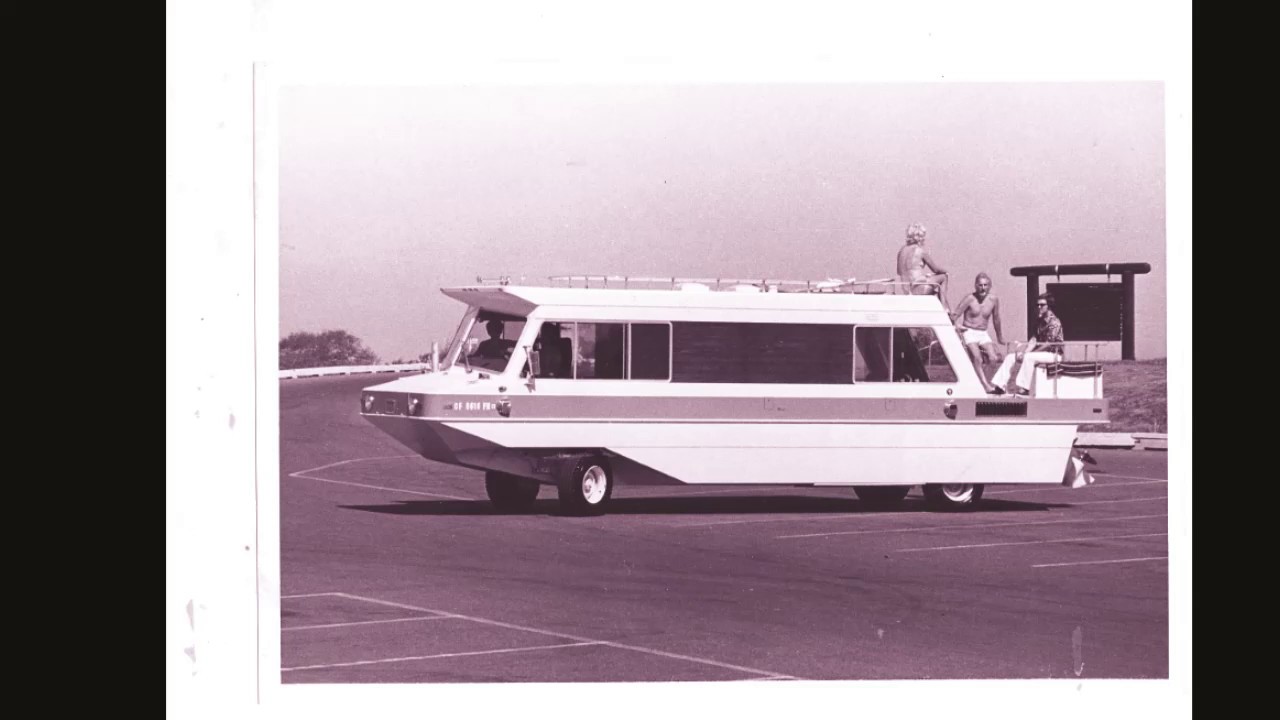 The worlds first amphibious floating RV Motorhome Boat - YouTube