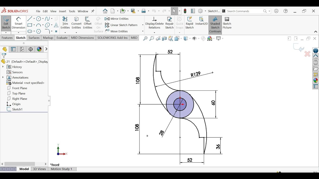 How to Make a Watch Dial in SolidWorks | 3D Watch Face Design Tutorial ...