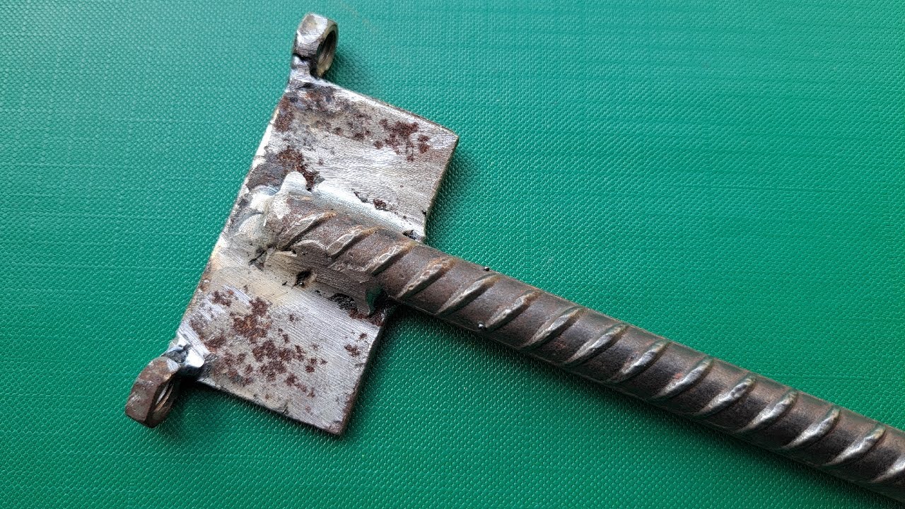 DIY adjustable wrench using rebar /Not many people know the secret of ...