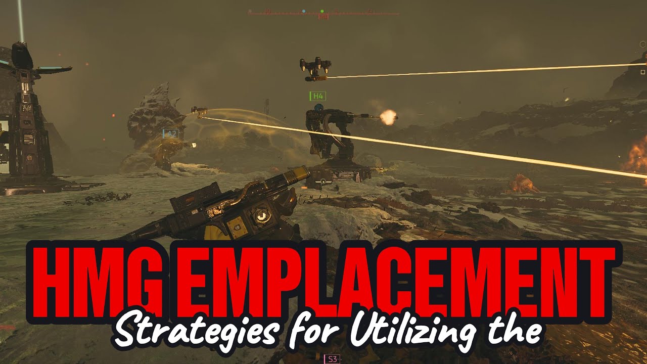 Strategies for Utilizing the HMG Emplacement Helldivers 2 - YouTube
