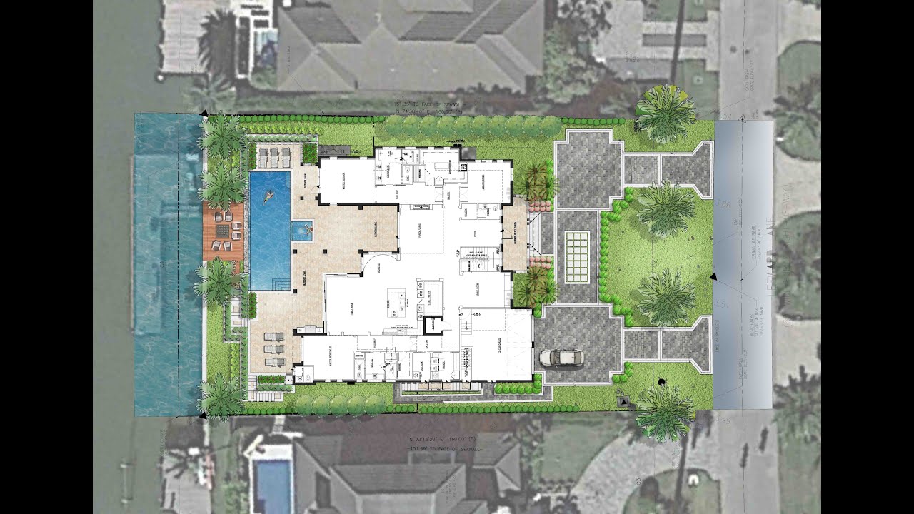 Residential Landscape Design (Autodesk Sketchbook + Photoshop Rendering ...