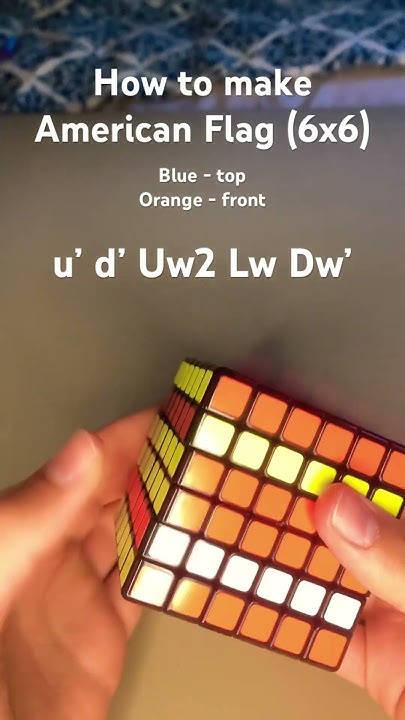 How to make the American Flag (6x6) #shorts #flag #how2 - YouTube