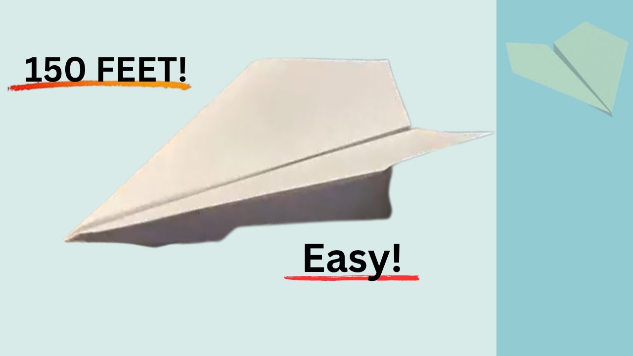 How to Make an EPIC Paper Airplane - Emperion One Paper Airplane - Foldable Flight - YouTube