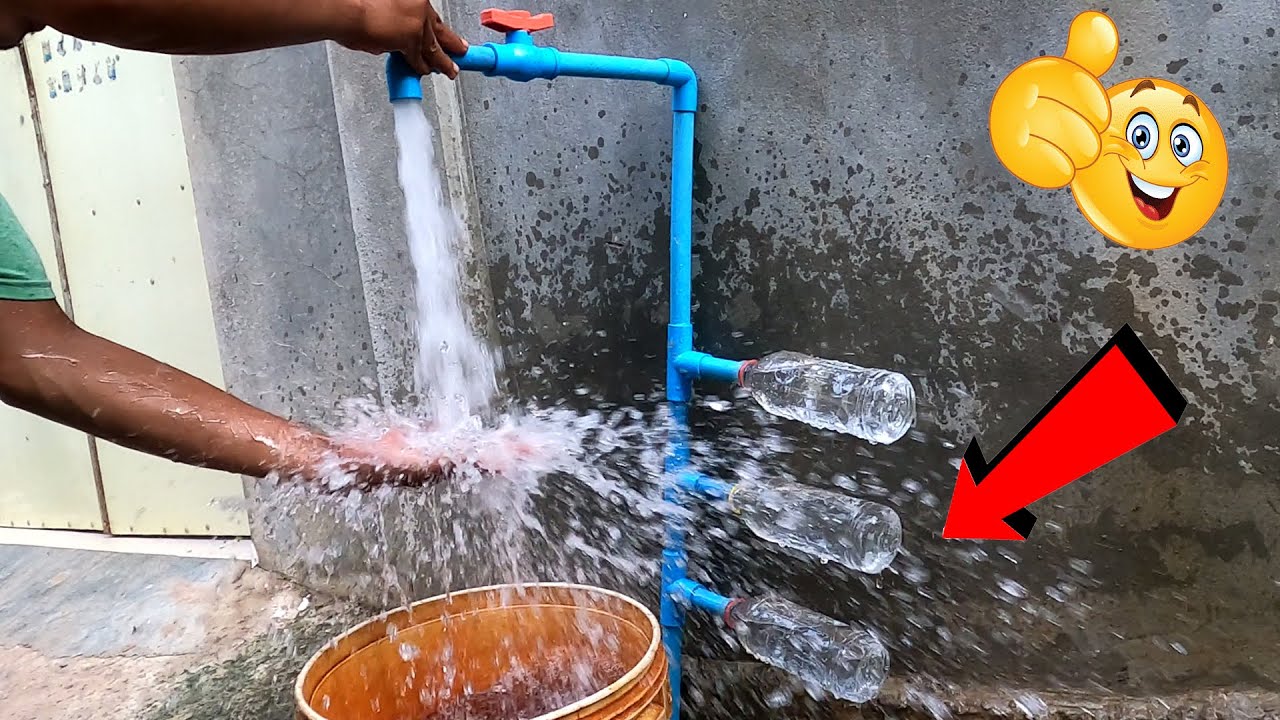 Ideas of water pressure using three bottles with air convert to very ...