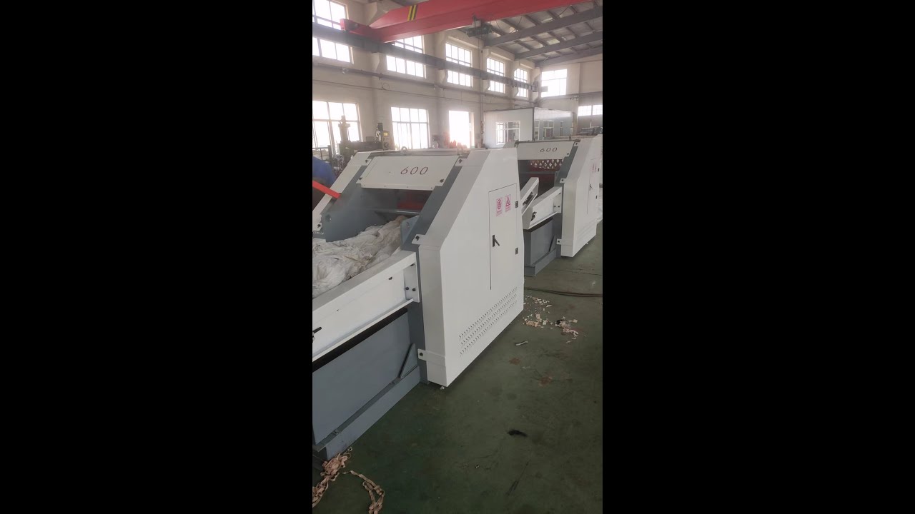 Guillotine type textile waste fabric and yarn cutting machine 1000 ...