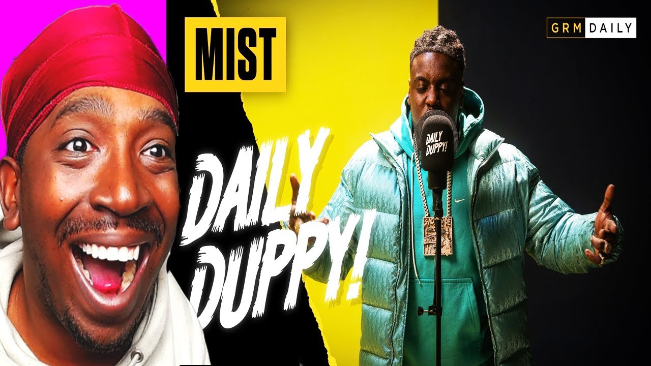 AMERICAN REACTS TO MIST - Daily Duppy | GRM Daily - YouTube