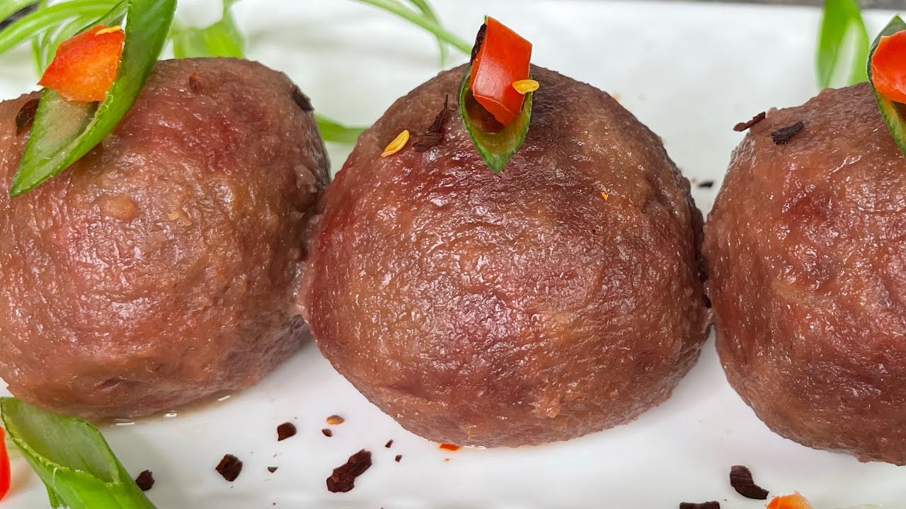 Simple Delicious Beetroot Dumpling Balls || Beetroot Recipe || How To ...