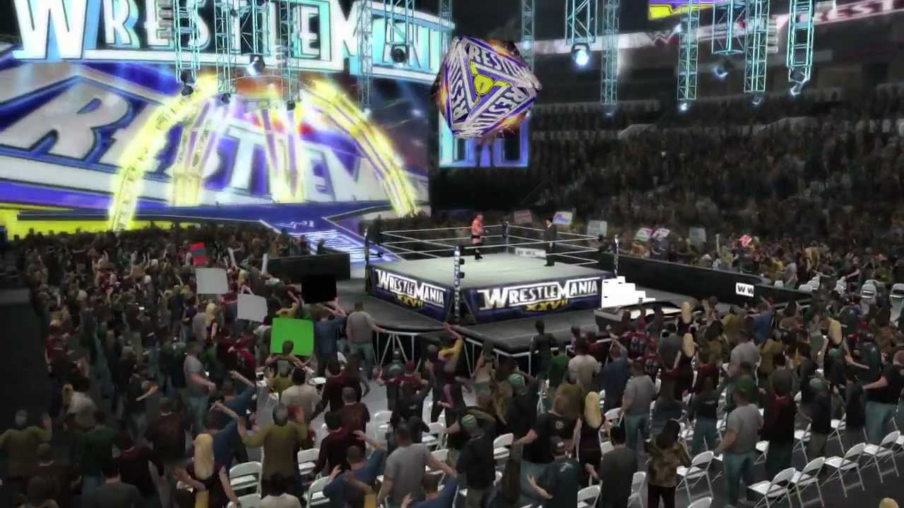 WWE 12 Brock Lesnar Wrestlemania Entrance - YouTube