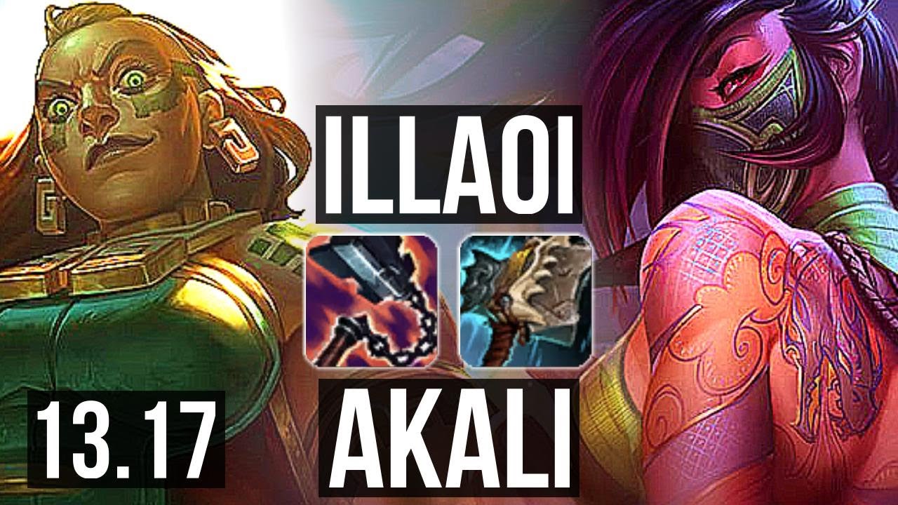 Illaoi Vs Akali Top 2 2m Mastery 6 Solo Kills 900 Games Na