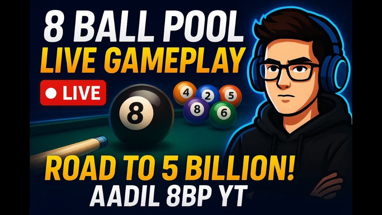 English 8 Ball Pool : 👍 Good stream | Playing Solo | Streaming with ...