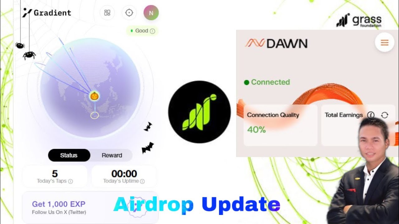 [Update 3 dự án] Hướng dẫn claim Airdrop token GRASS / Update 2 dự án DAWN & GRADIENT - YouTube