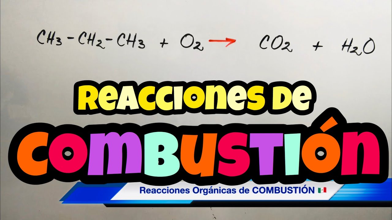 REACCIONES ORGANICAS DE COMBUSTIÓN | Ejercicios con Alcanos - YouTube