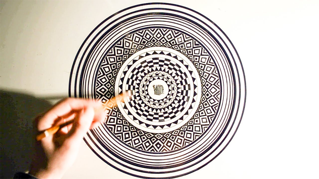 Old Geometric Drawing - Not a Tutorial - reupload from my old channel ...