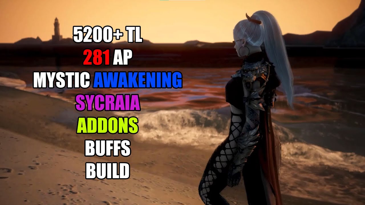 BDO - Mena - 63 Mystic Awakening 281 AP Sycraia 5.2k+ TL/h - YouTube