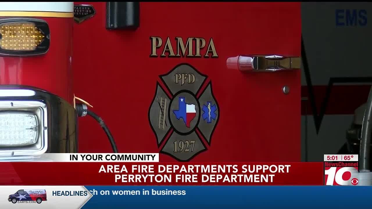 VIDEO: Texas Panhandle shows support for Perryton Fire Department - YouTube