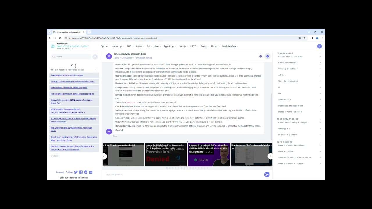 McAnswers.ai - Simplify your coding journey - YouTube