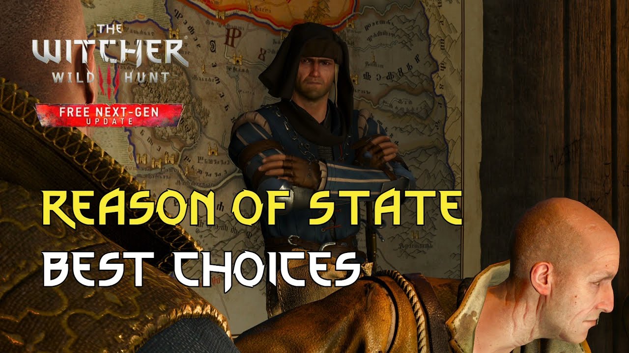 Reason of State: Best Choice Walkthrough Witcher 3 Next Gen - YouTube