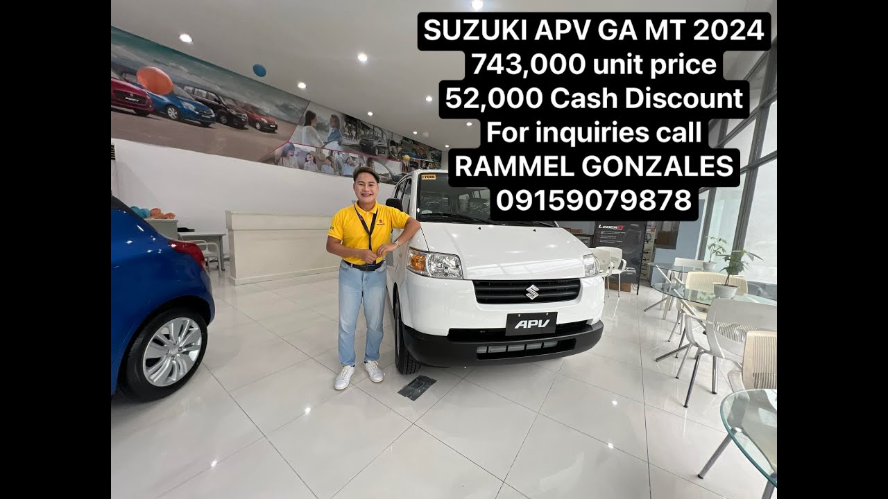 Murang car van 8 to 10 seater sulit ang pera mo SUZUKI APV GA 2024 ...