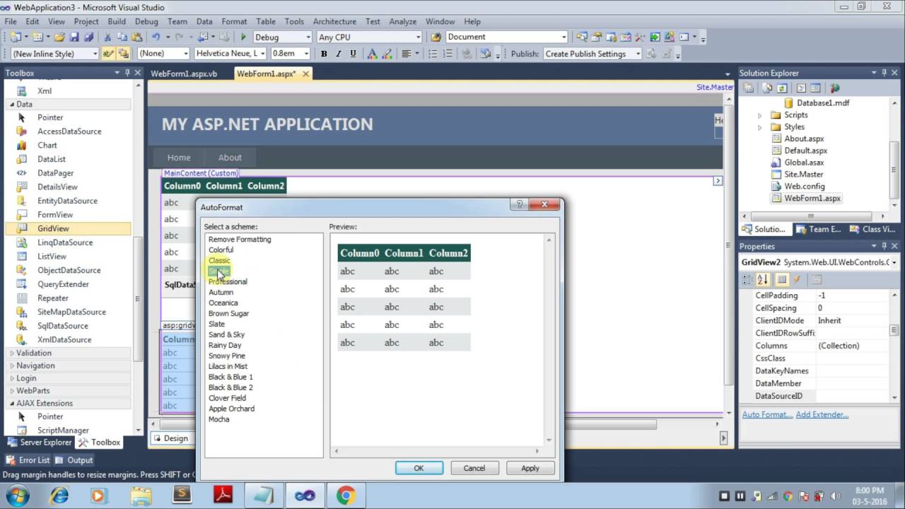 Aspnet How To Bind Gridview From Code Behind Or At Runtime Youtube