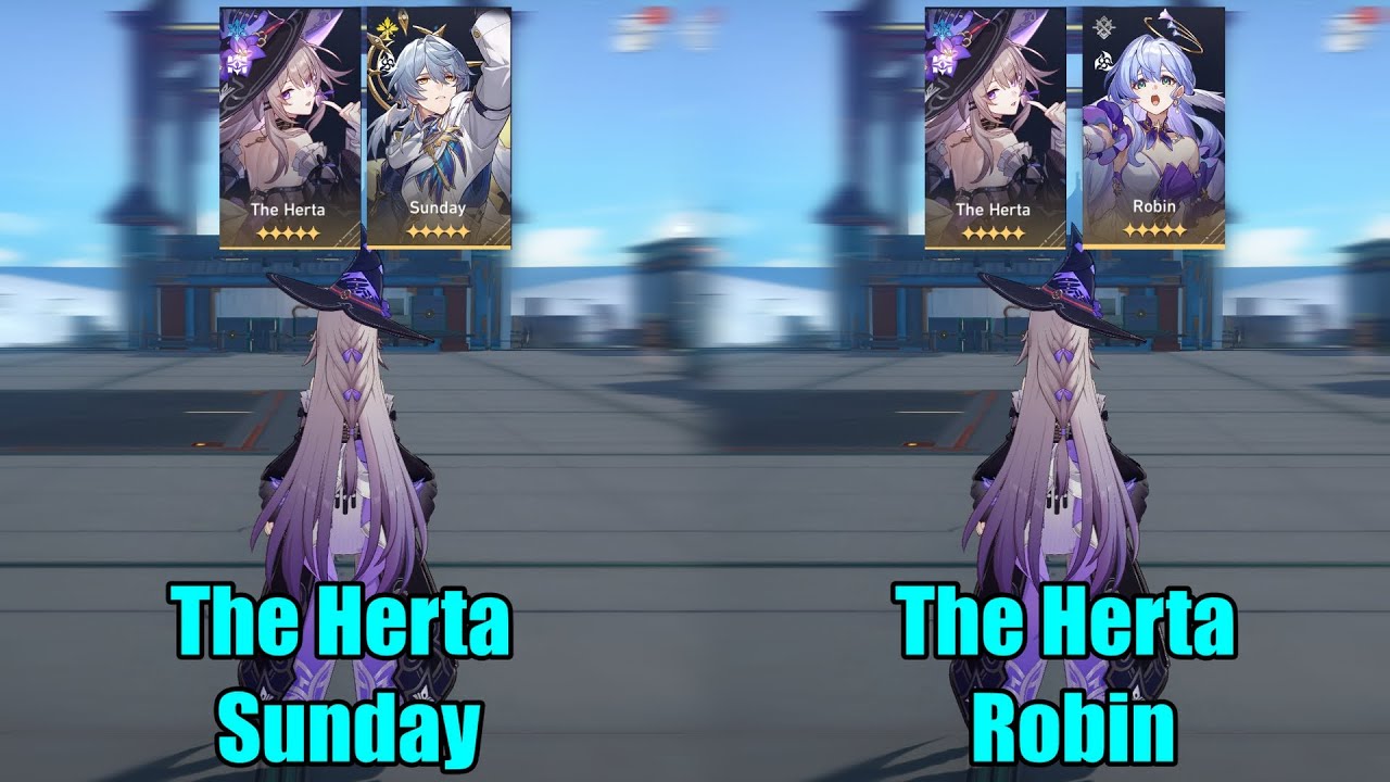 How Much Does Sunday Vs Robin Buff The Herta ? || HSR - YouTube