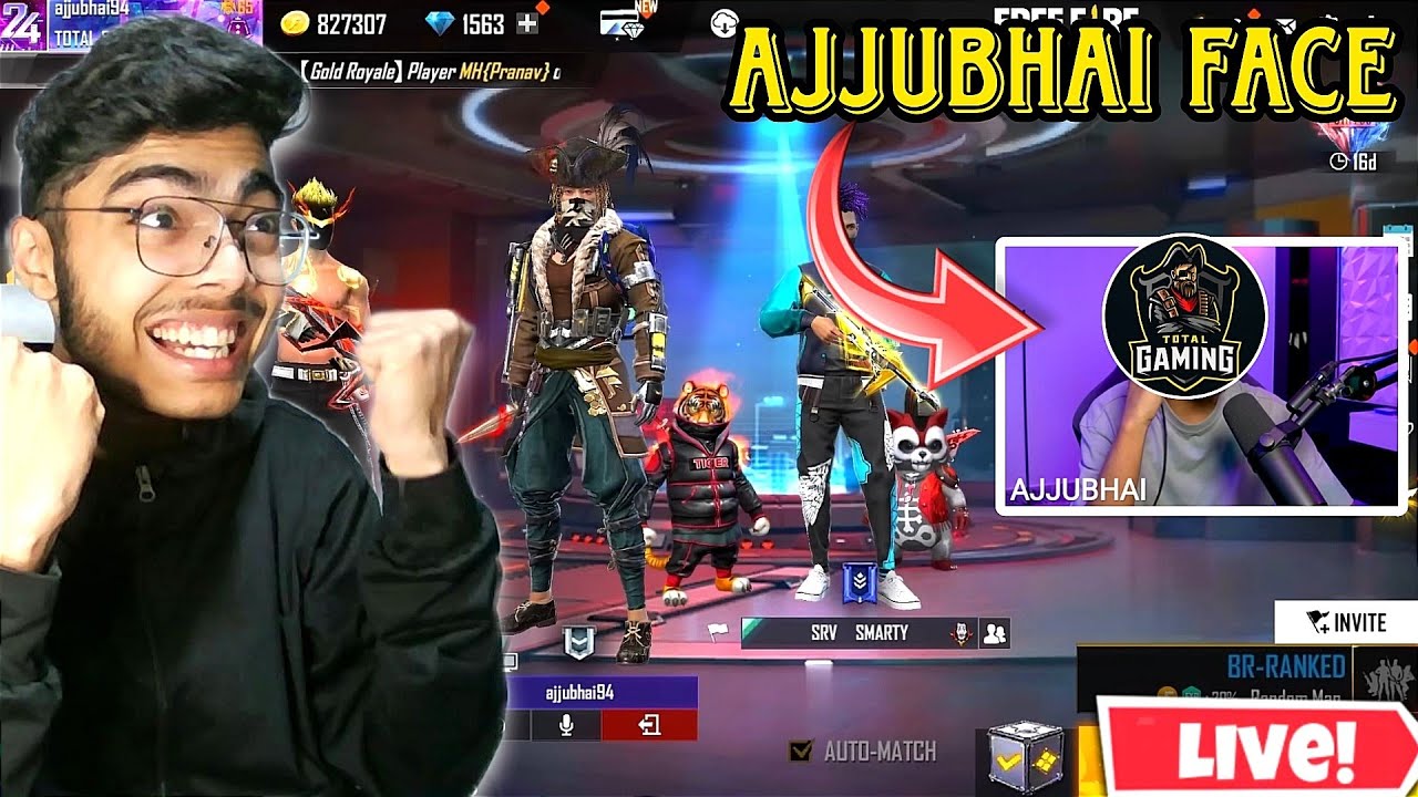 AJJUBHAI ALREADY FACE REVEAL - WHAT IF ? || TOTAL GAMING FACE REVEAL ...