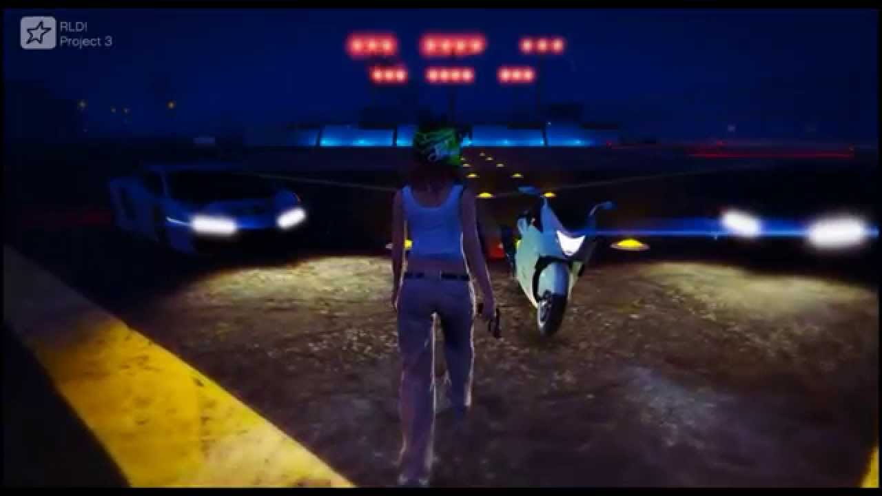GTA V movies 01 Biker Girl Intro 60 FPS low setting - YouTube