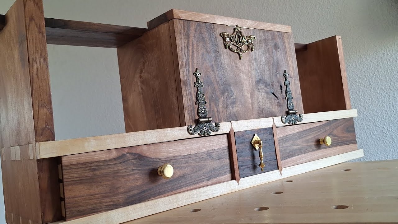 Only hand tools - Artisan Furniture Making, ENTIRE BUILD - YouTube