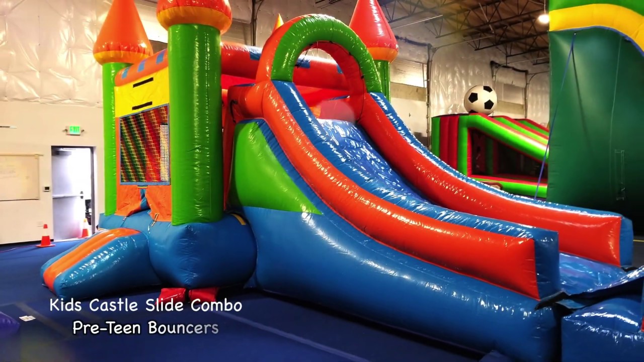 Kids Castle Slide Combo - YouTube