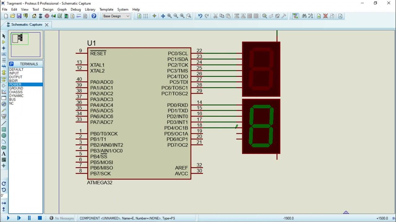 7SEGMENT ATMEGA32 - PROTEUS 8 dan CVAVR #3 #Amikom - YouTube